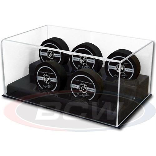 BCW Acrylic 5 Hockey Puck Display with 5 pucks inside – Collectors Hub