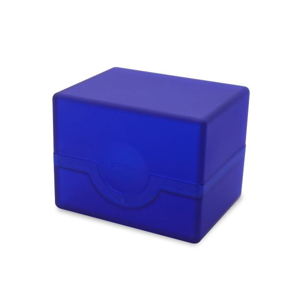 One Spectrum prism deck case in cobalt blue. – Collectors Hub