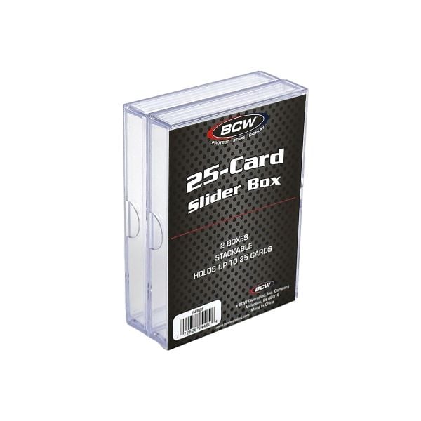 Package of 2 BCW 25-card slider boxes – Collectors Hub